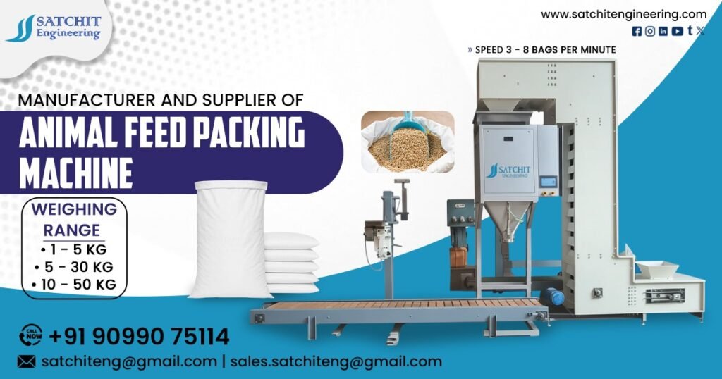 Animal Feed Packing Machine in Assam - Satchit Engineering
